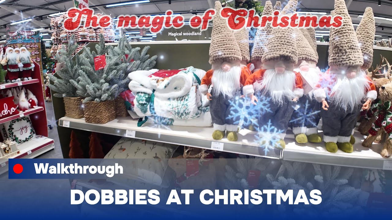 Dobbies Garden Centre in Tewkesbury, Christmas walkthrough 2024 ...