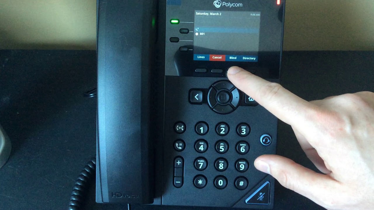 VVX 250 Blind Transfer Tutorial - YouTube