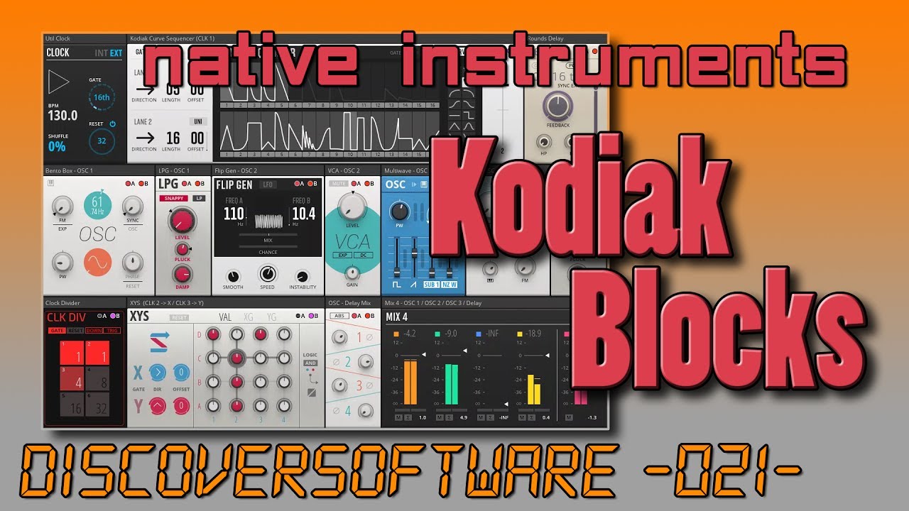 DiscoverSoftware // Native Instruments - Kodiak Blocks - YouTube