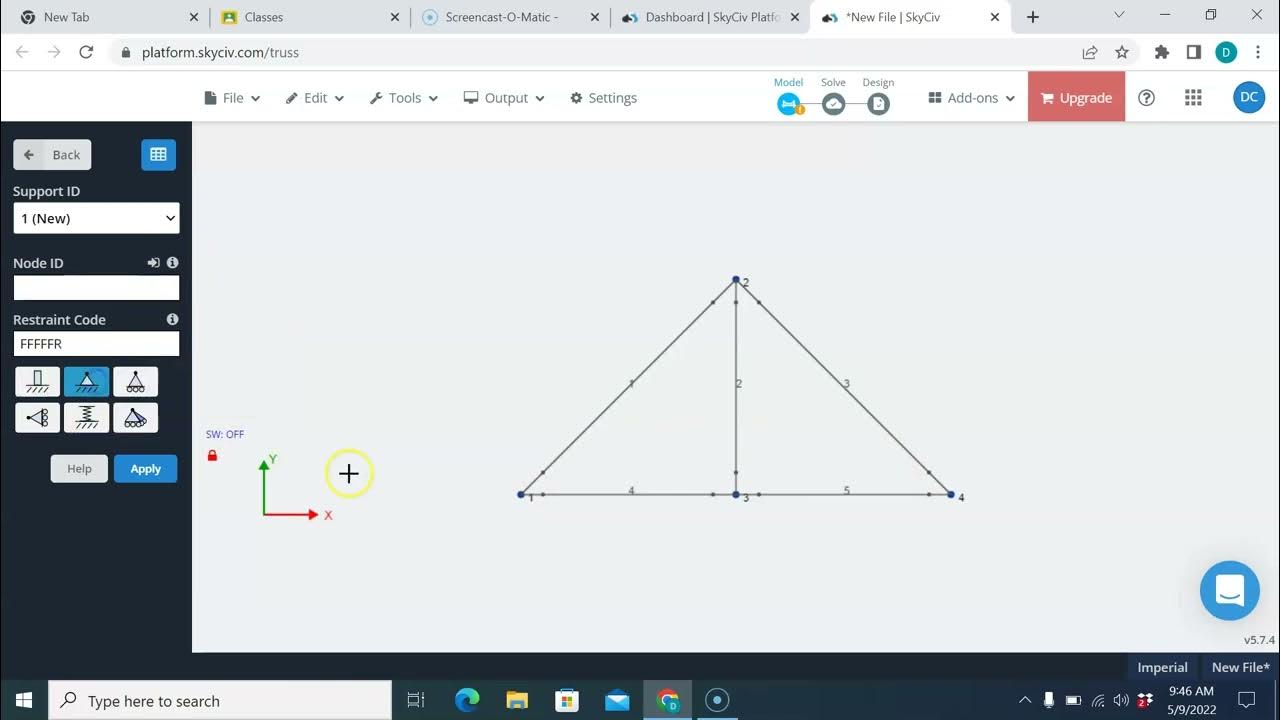 SkyCiv Truss Tutorial - YouTube