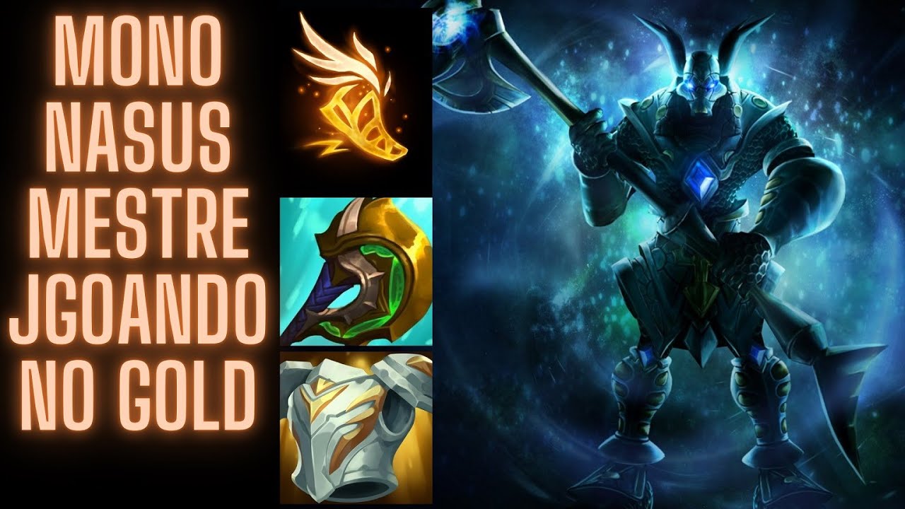 NASUS VS TAHM KENCH, MONO NASUS MESTRE, JOGANDO NO ELO GOLD! - YouTube