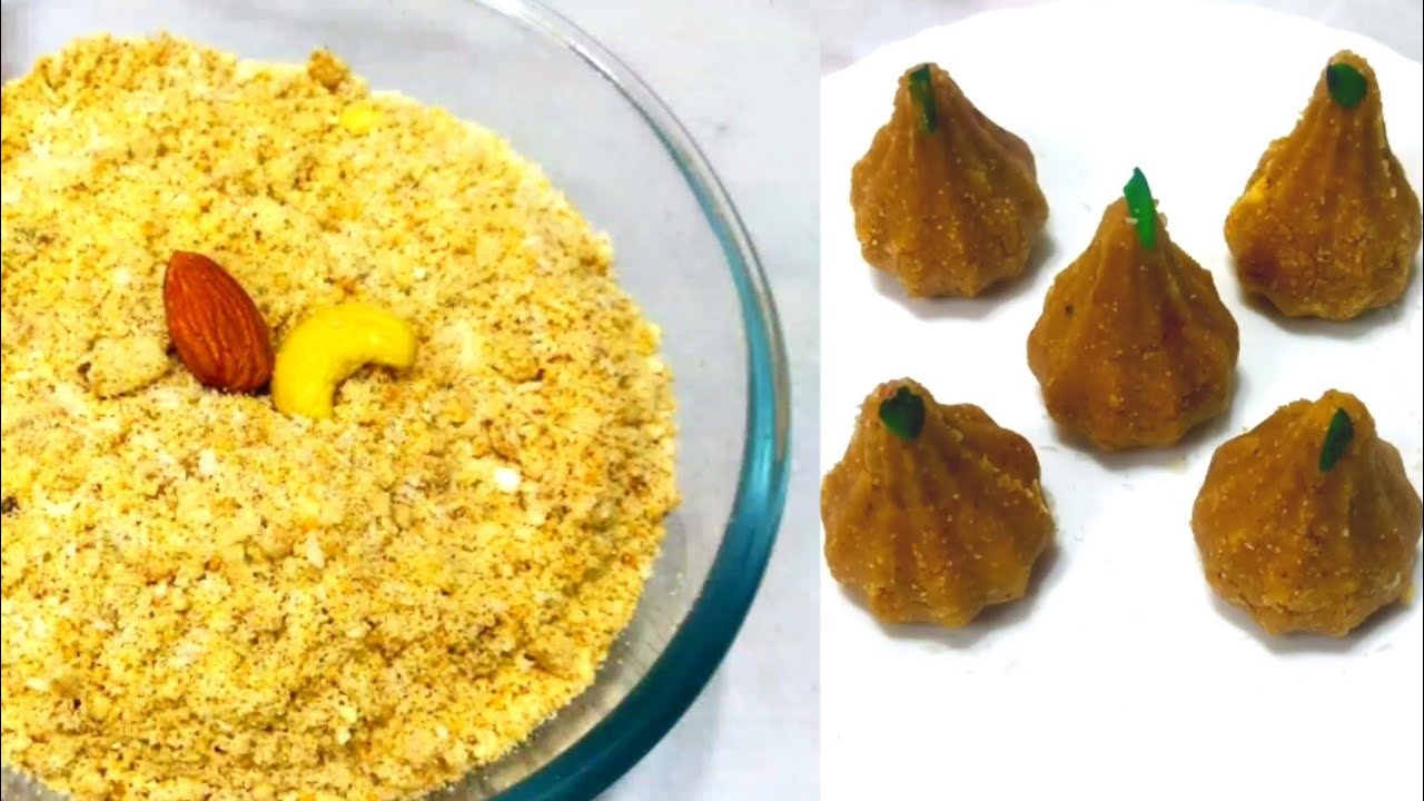 modak premix recipe | easy modak recipe | ganesh chaturthi special ...