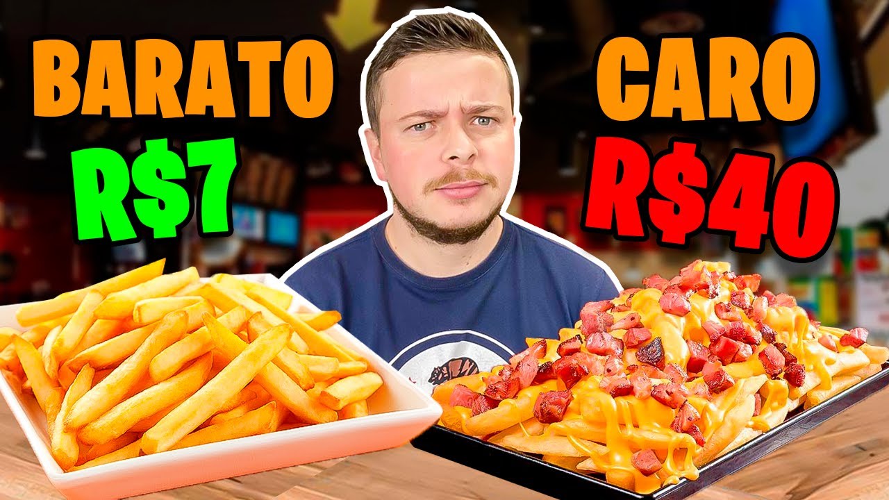 BATATA FRITA MAIS CARA vs MAIS BARATA - YouTube