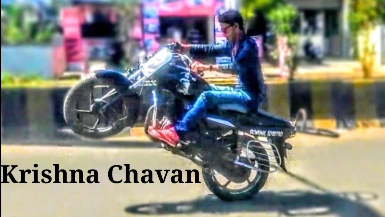 Krishna Chavan - |Willie Bike Stunt| [Official Video] - YouTube