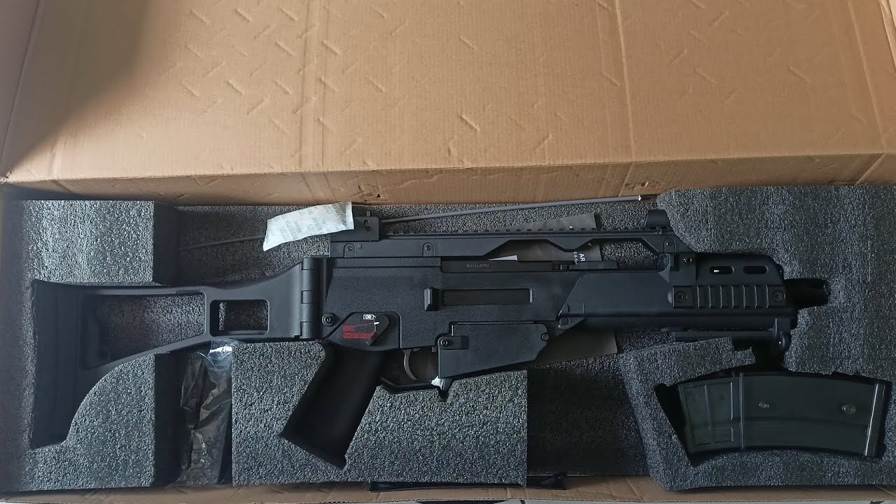 #review #airsoft review unit army armament rifle g36 black gbbr - YouTube