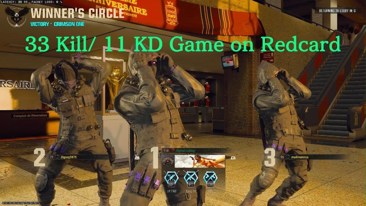 33 Kill/ 11KD Game on Redcard - YouTube