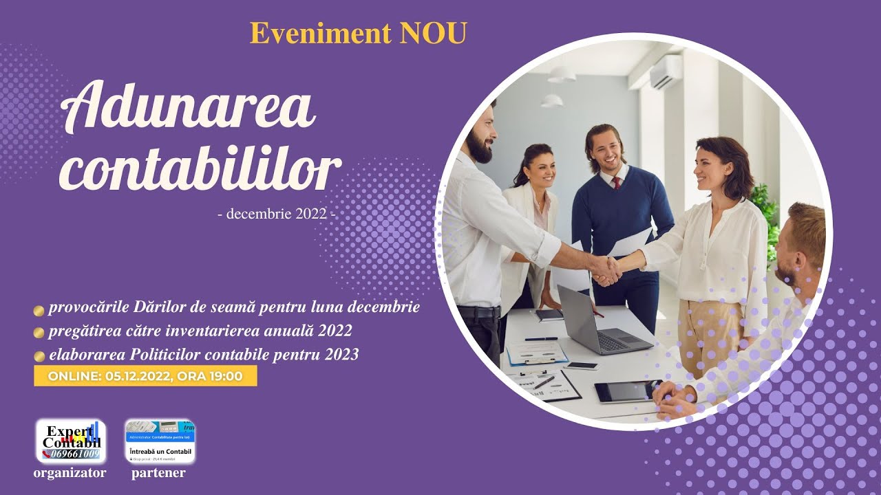 Adunarea contabililor - Expert Contabil - şedinţa 1 - 05.12.2022 - YouTube