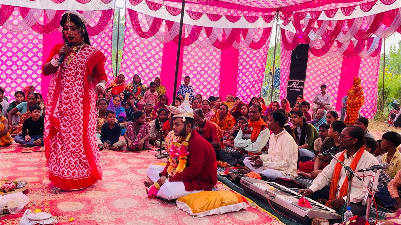 Behula Lakhindar viva boron || Gokul Bhashan gaan || shaktifarm || Devi ...