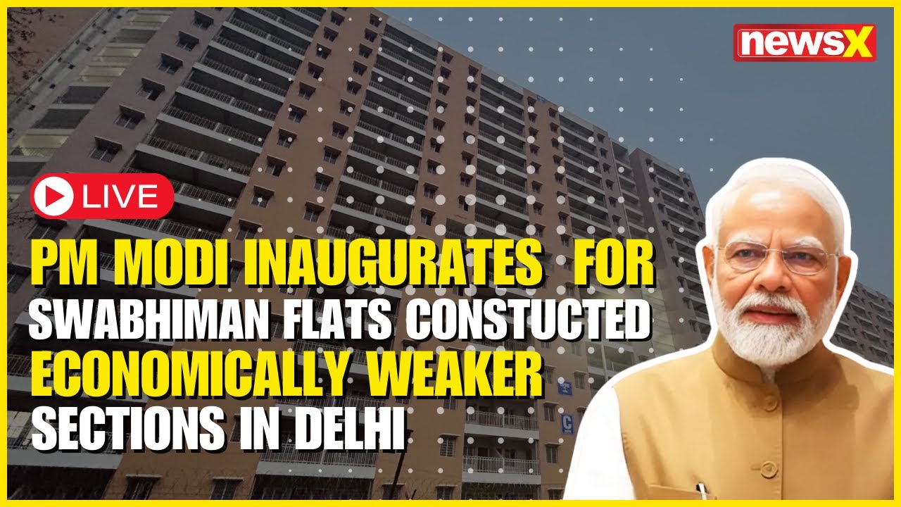 LIVE: PM Modi inaugurates 1,675 newly constructed flats for the ...