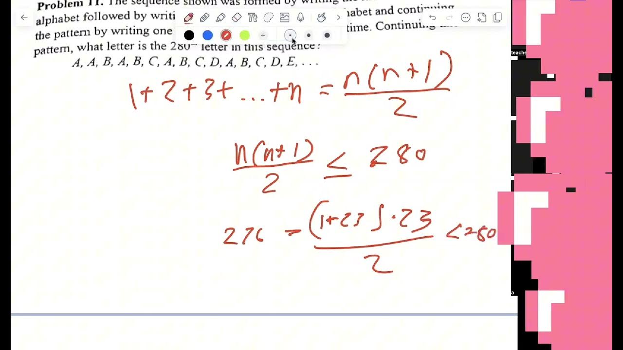 Lesson 7 , AMC8 ,Growing patterns,Sequences patterns,Repeating patterns,Geometric Patterns - YouTube
