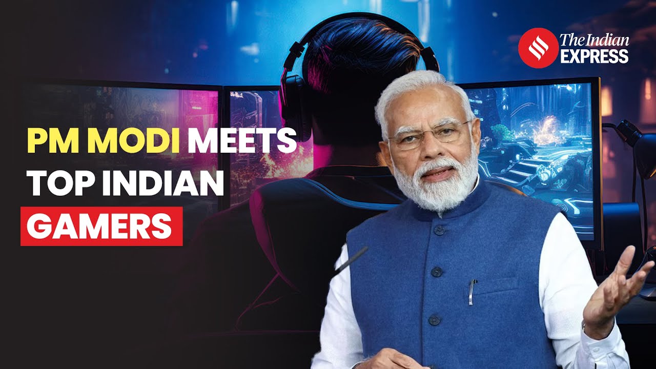 Prime Minister Narendra Modi Meets Top Gamers in India - YouTube
