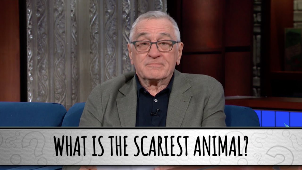 Robert De Niro Takes The Colbert Questionert - YouTube