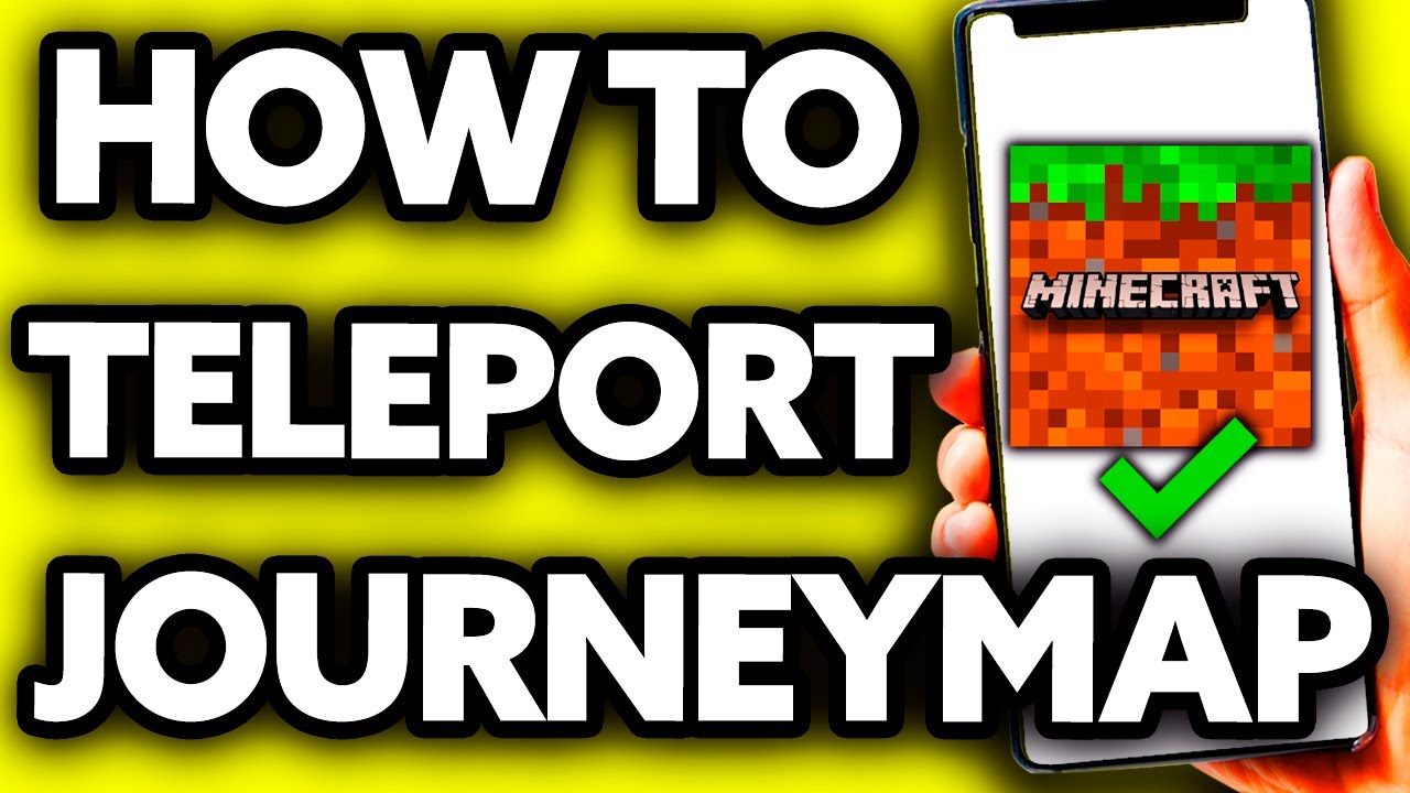 How To Teleport With Journeymap in Minecraft [Very EASY!] - YouTube