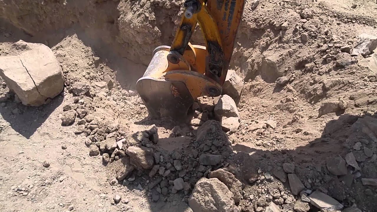 Excavacion en Roca - Multi-Ripper Bucket - YouTube