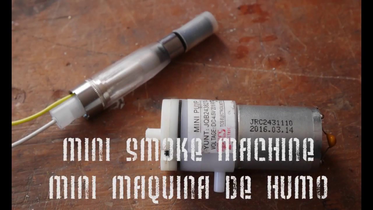 Mini Smoke Machine 1 - YouTube