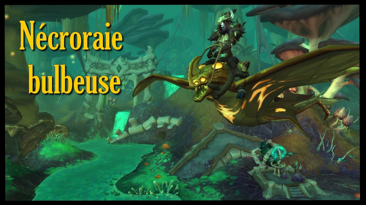 Nécroraie bulbeuse - Elite monture wow (Bulbous Necroray) - YouTube