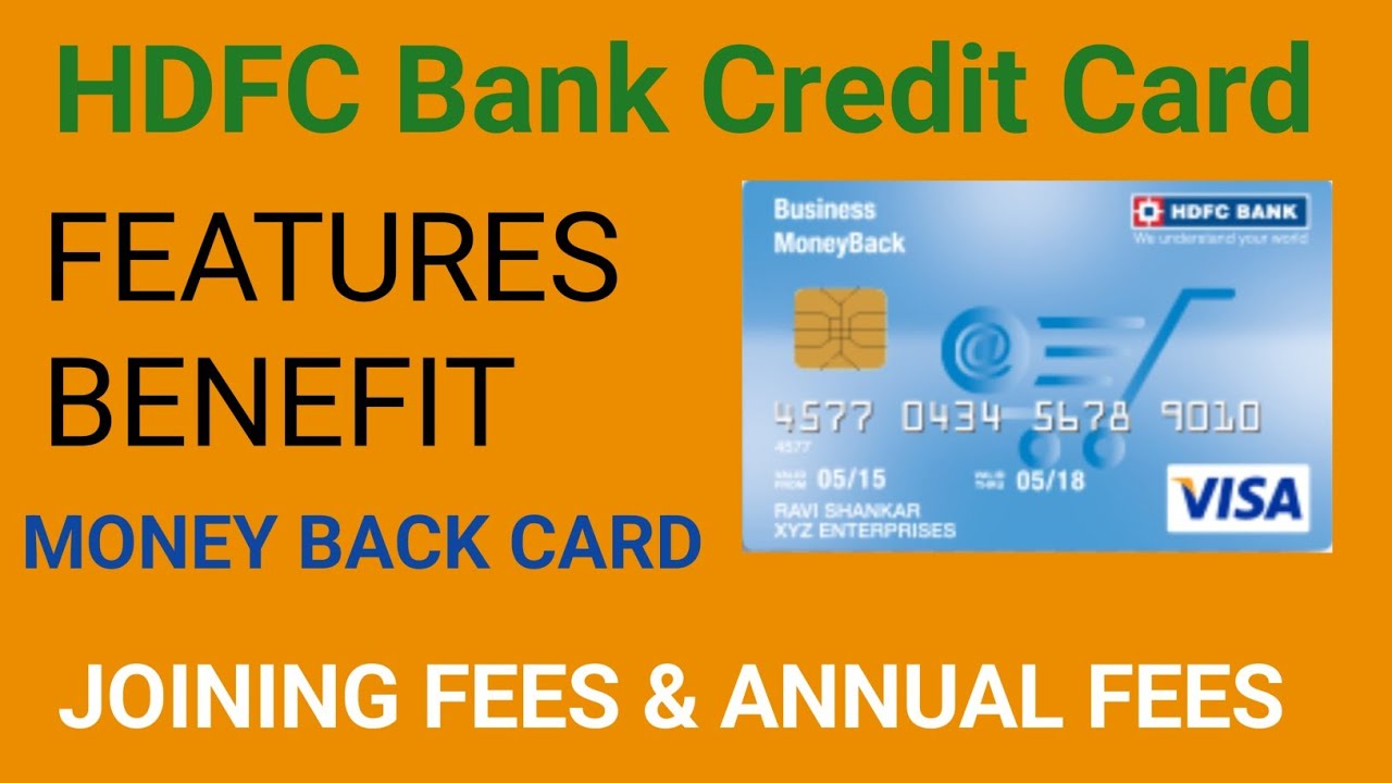 HDFC Money Back Credit Card Apply || Best Credit Card Hdfc - YouTube