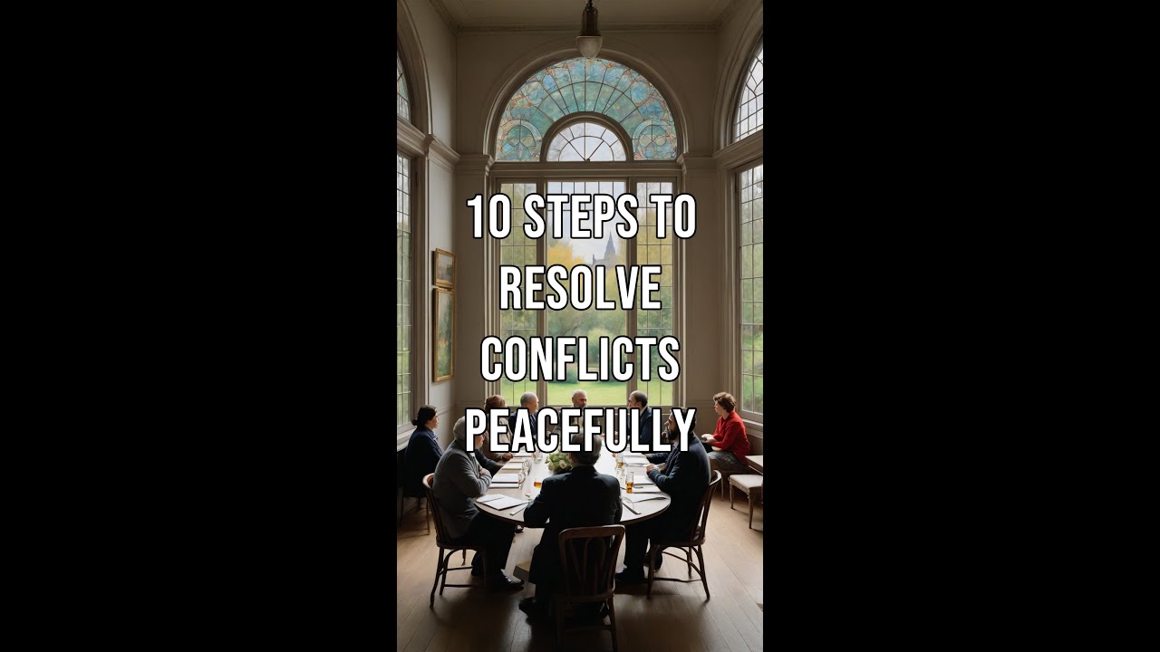 10 Steps to Resolve Conflicts Peacefully - YouTube