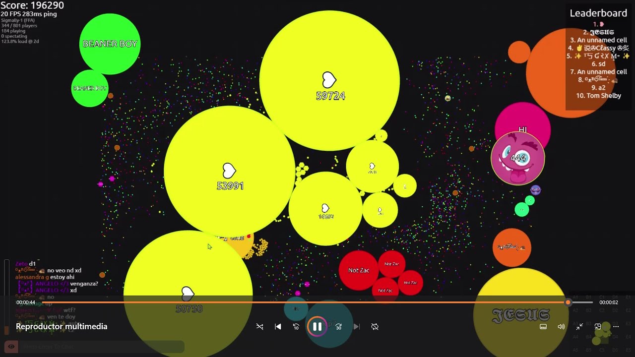 Sigmally 195k mass By - YouTube