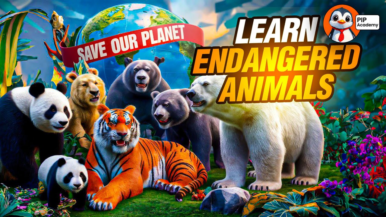 Learn About Endangered and Extinct Animals for Kids! - YouTube
