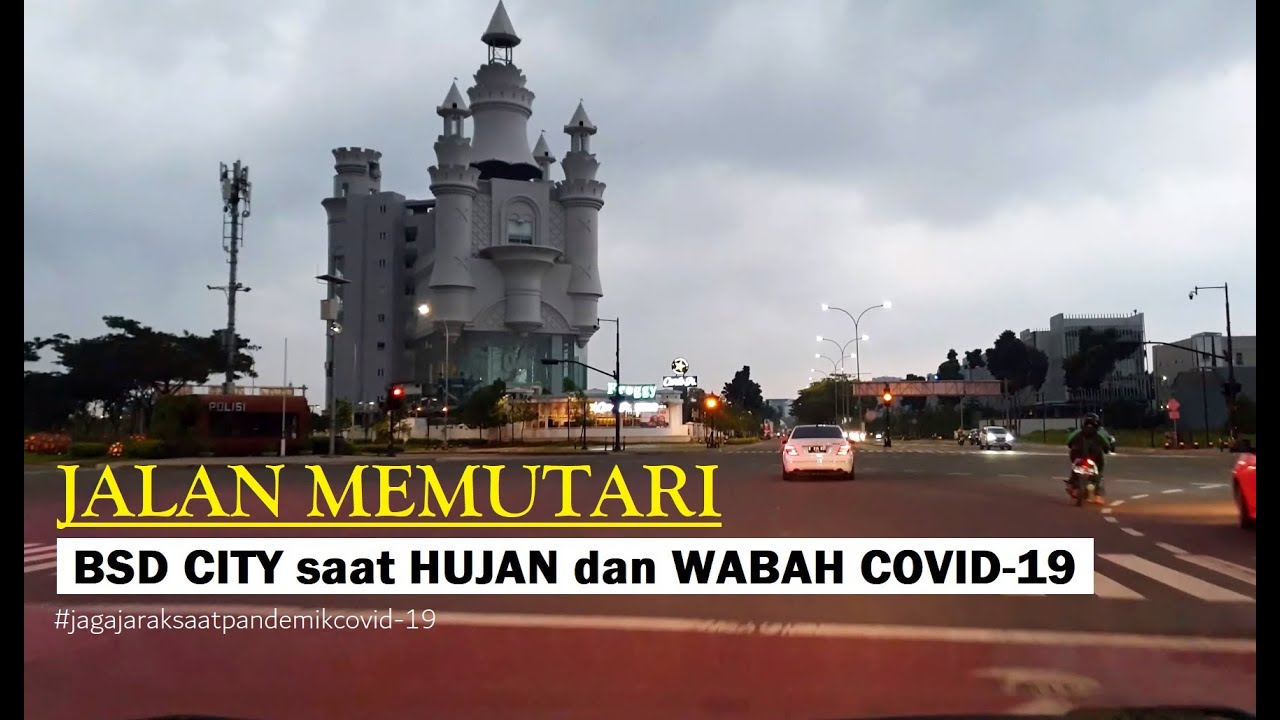 Driving Around BSD City ~ BSD Boulevard - Junction - ITC - Teras Kota ...