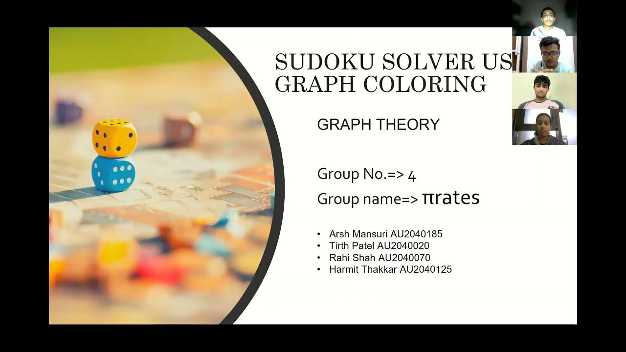 Sudoku Solver Using Graph Coloring | Group 4 | πrates | - YouTube