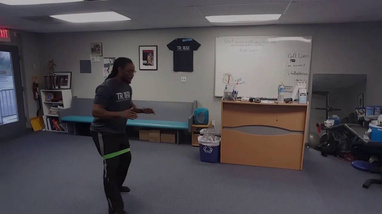 Forward Monster Walk (w/band at knee) - YouTube