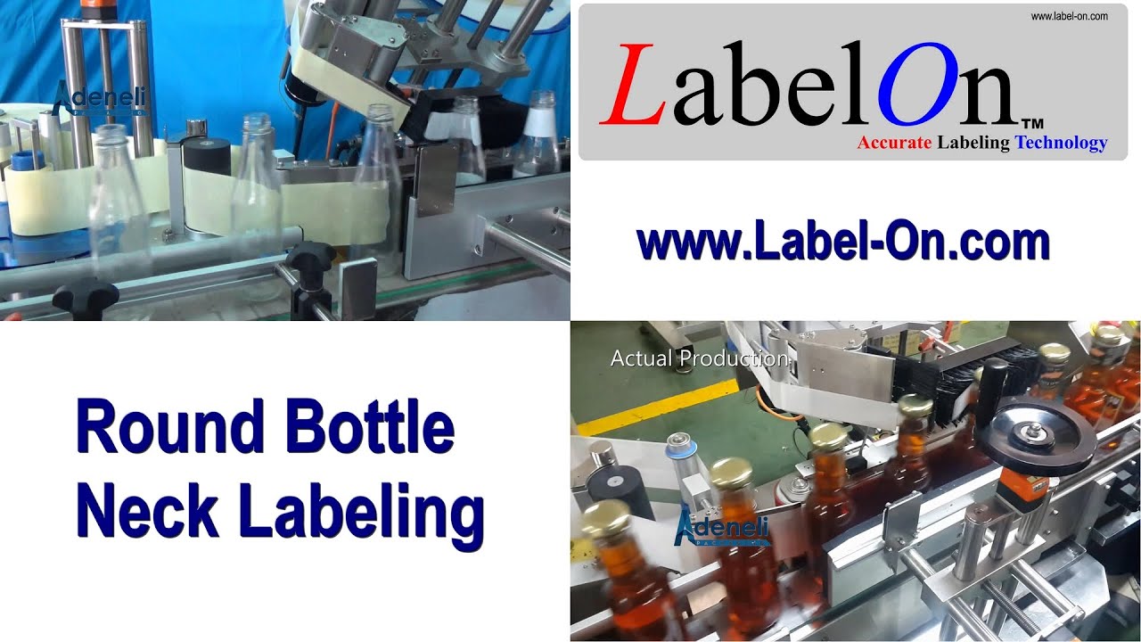 Round neck labeling - Wrap Labeling onto Tapered Neck and onto ...