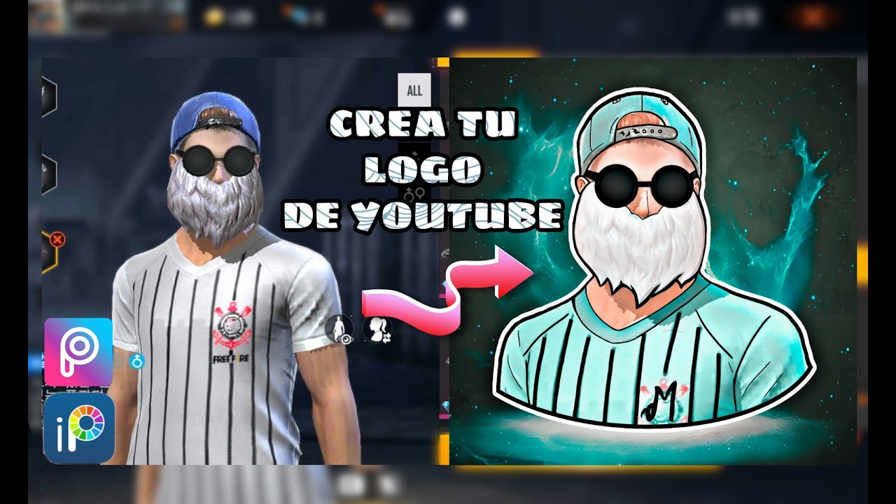 COMO HACER UN LOGO CARTOON DE FREE FIRE | MAUWI FF - YouTube