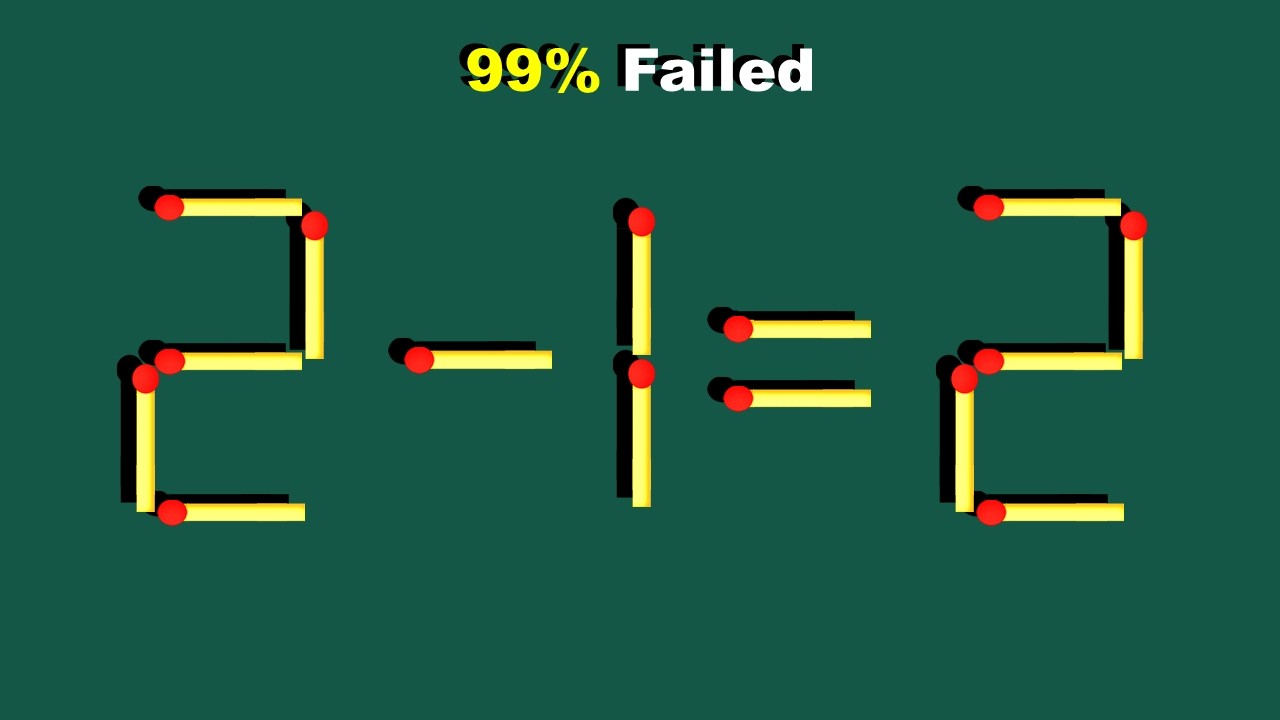 20 Genius Tricks to Improve Your IQ with Matchstick Puzzles 900M views - YouTube