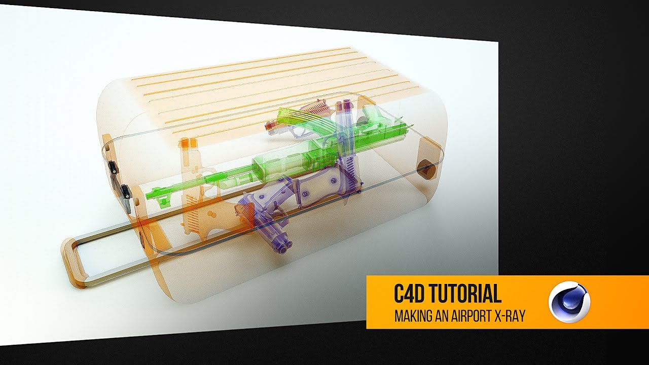 Tutorial: Creating an X-Ray Machine Look In Cinema 4D - YouTube