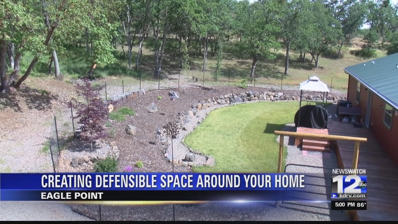 Creating defensible space around your home - YouTube