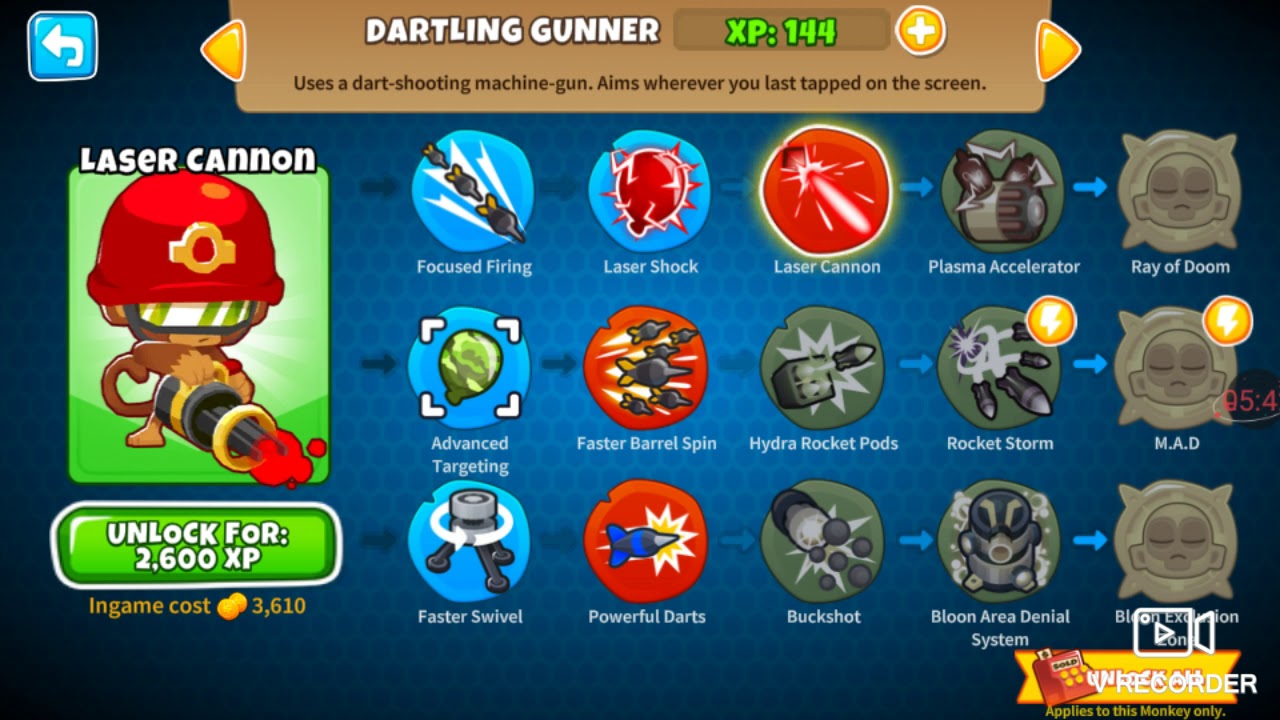 Dartling Gunner!!! Btd6, part 3 - YouTube