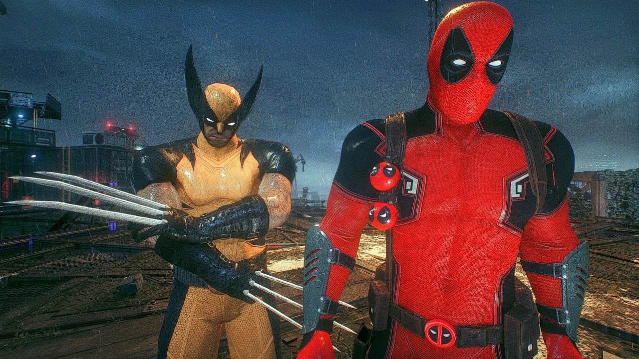 Batman Arkham Knight: Deadpool and Wolverine Mod - YouTube