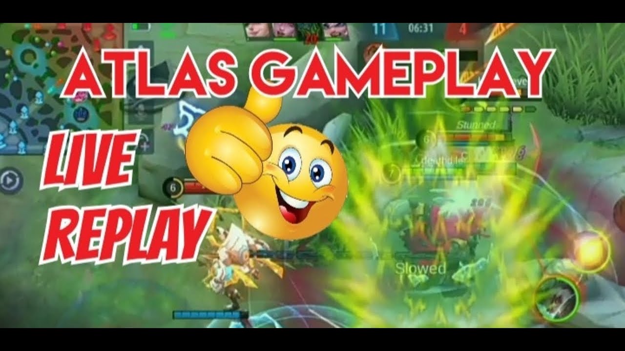 MOBILE LEGENDS HERO ATLAS REPLAY GAMEPLAY | ATLAS GAMEPLAY 2020 - YouTube
