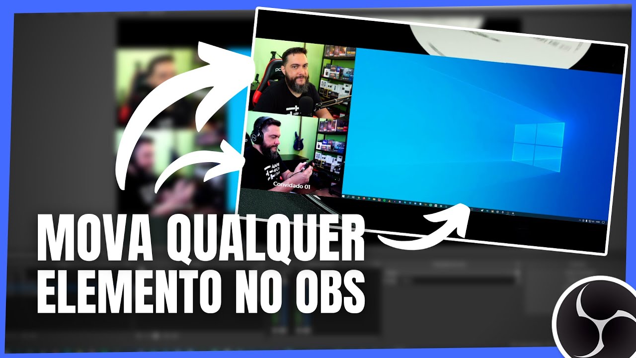 COMO MOVER OS ELEMENTOS NA TELA DO OBS - Transição Mover (Move ...