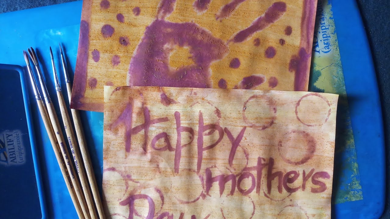 Turmeric and soap art/ basicity test(Chemistry)/ Turmeric Greeting Card ...