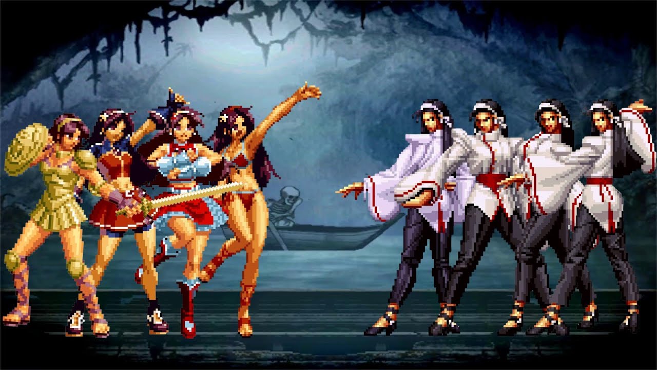The King of Fighters (MUGEN) | Athena Asamiya vs Chizuru - YouTube