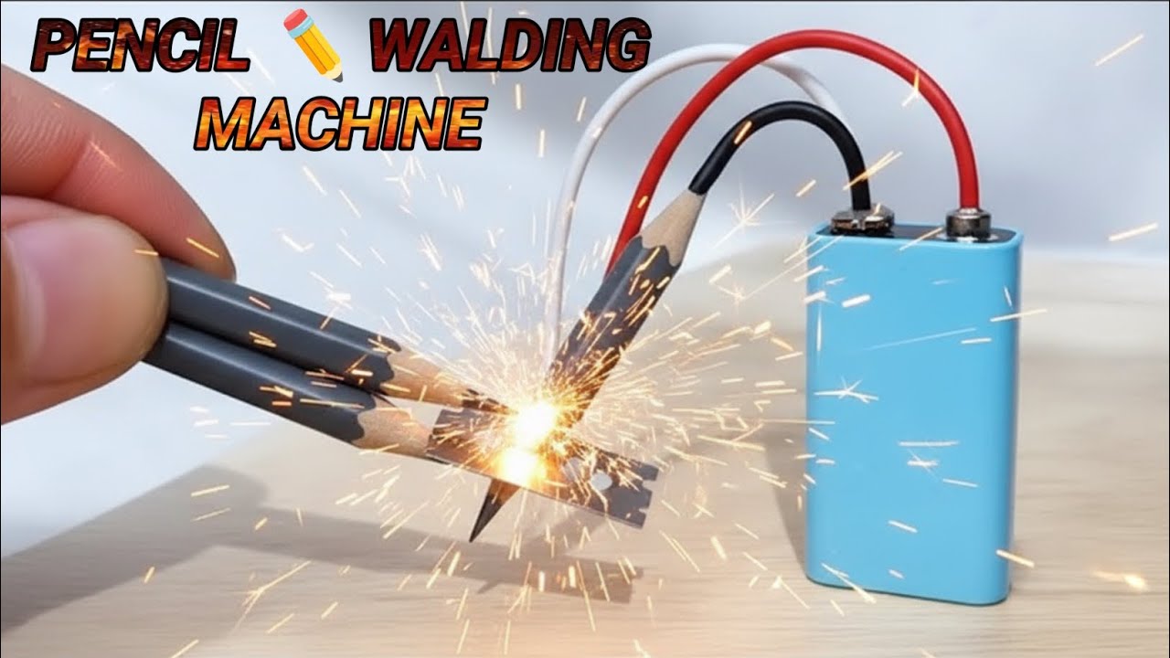 How To Make Pencil ️ Walding Machine At Home? || SONU ANNU FUN - YouTube