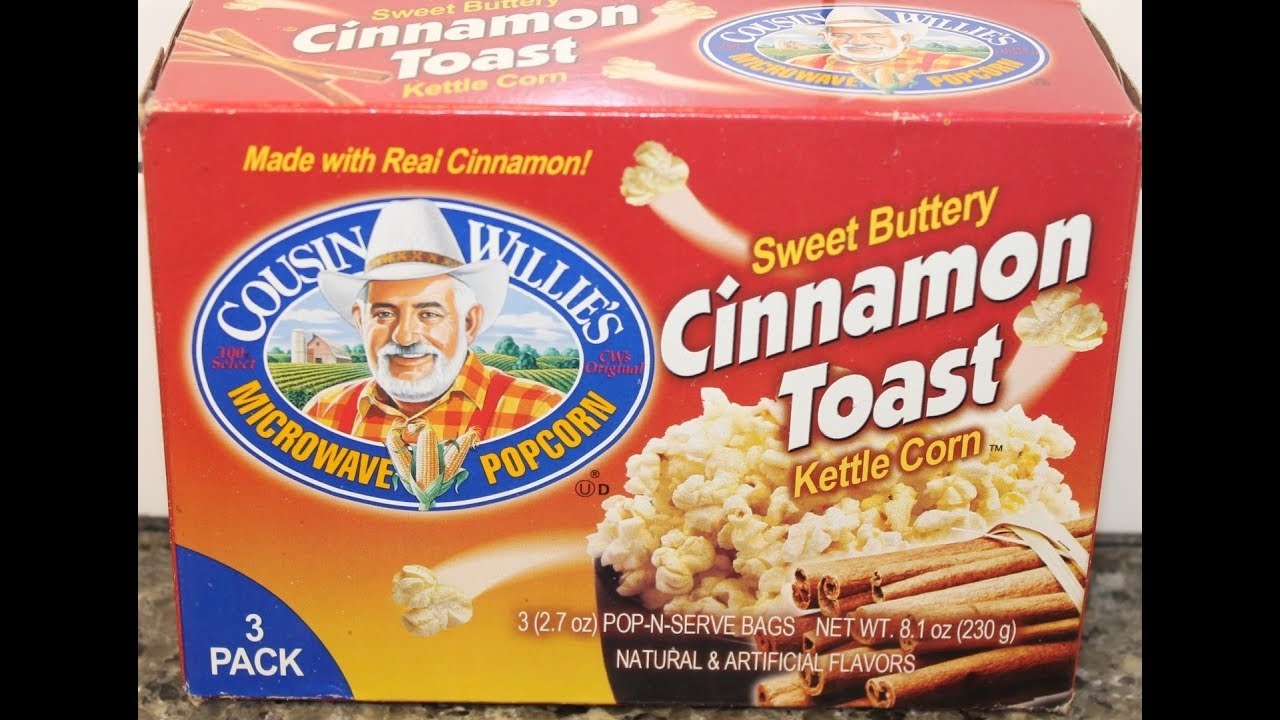 Cousin Willie’s Cinnamon Toast Kettle Corn Review - YouTube