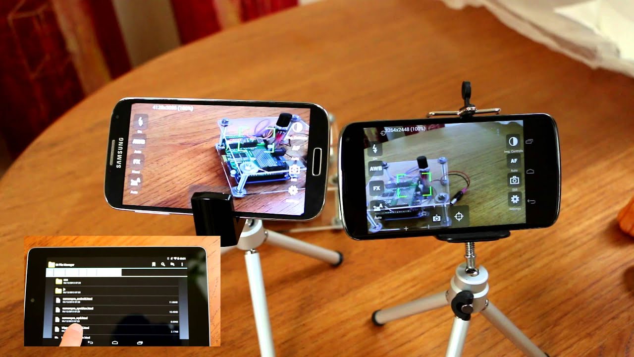 Simultaneous photo capturing with CameraPro on Android - YouTube