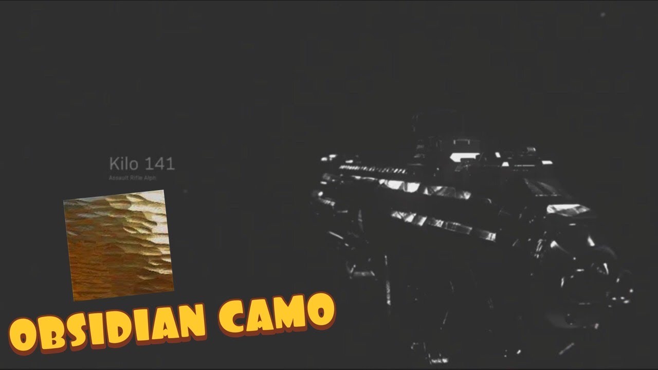 Unlocking Obsidian Camo for The Kilo 141 - YouTube