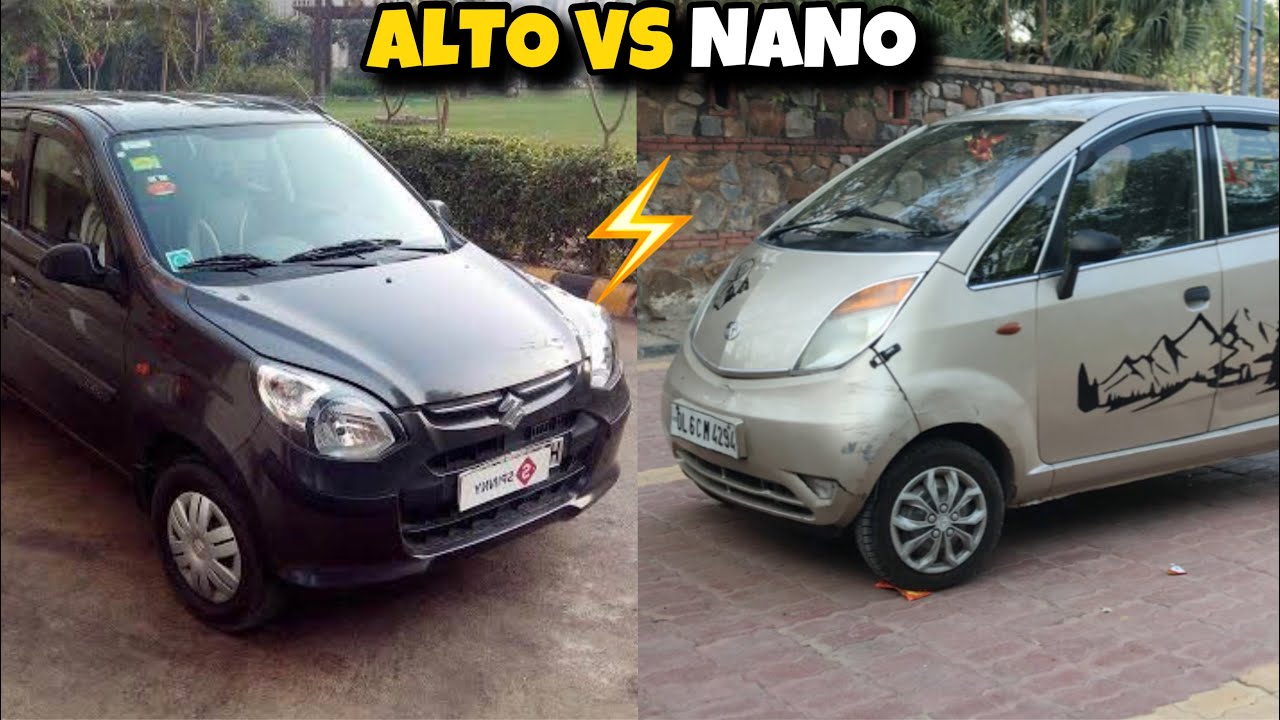 ALTO 800 vs TATA NANO Full Comparison🔥 - YouTube