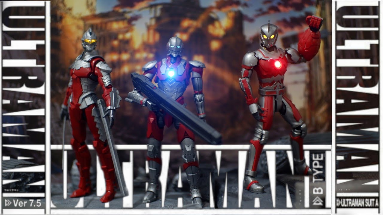 [UNBOXING] ULTRAMAN ACE SUIT + ULTRAMAN TYPE B + ULTRAMAN VER 7.5 SUIT ...