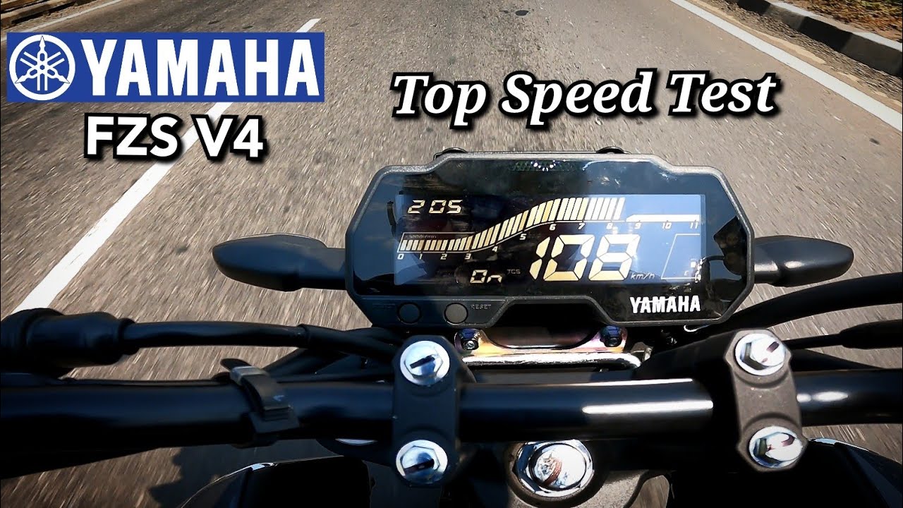 2023 Yamaha FZS V4.0 Top Speed Test | New Features & Updates Explained ...