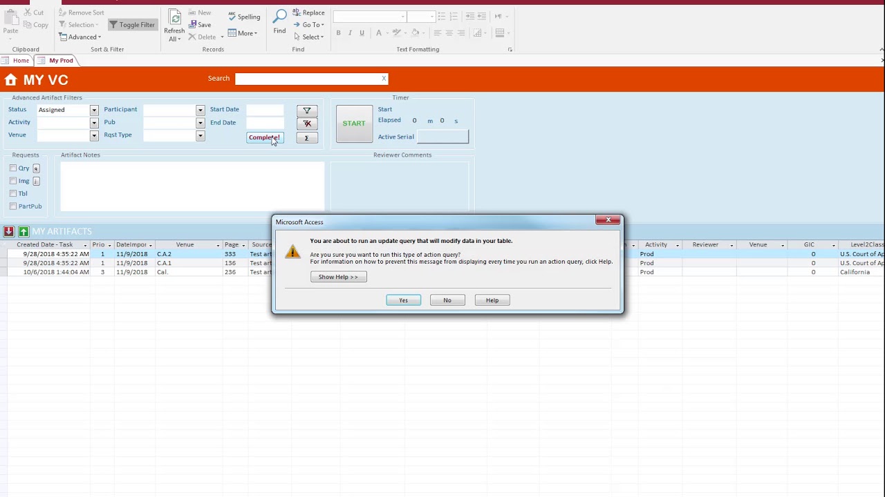 How To Use The Complete All Button In My VC View - YouTube