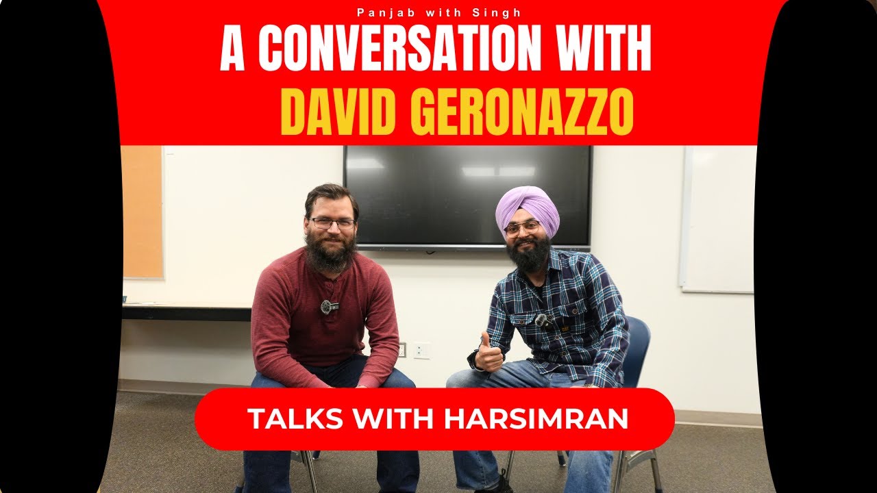 #1 A Conversation with David Geronazzo | Talks with Harsimran | Coast ...