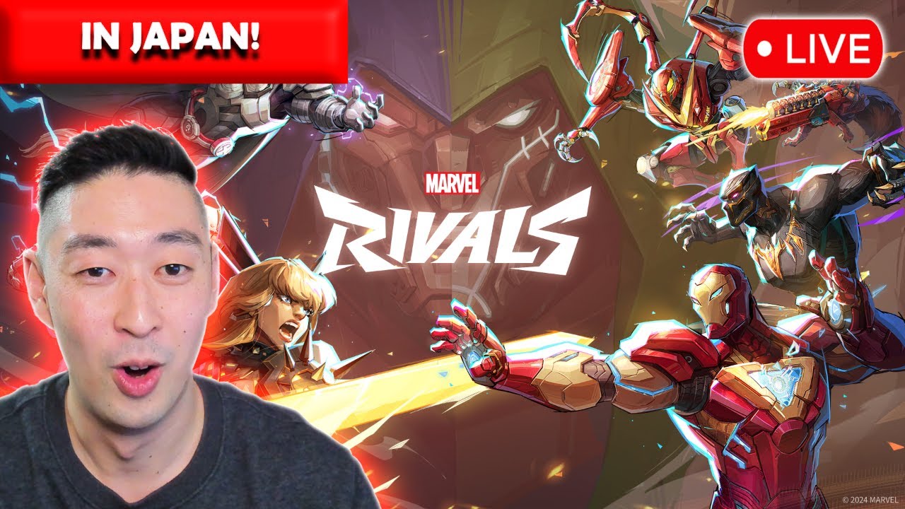 🔴 LIVE 🧬 MARVEL RIVALS in Tokyo! - YouTube