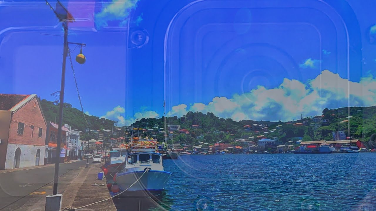what's inside of the Carenage Water, Grenada?. first time gopro footage ...