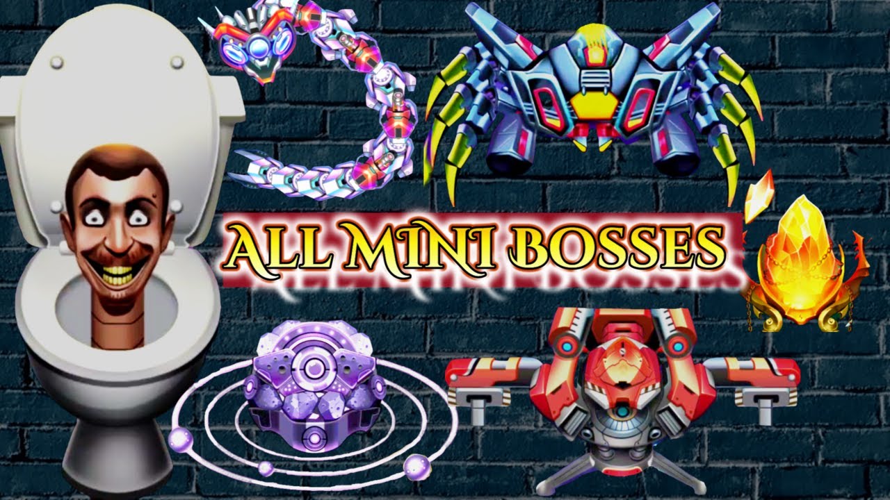 Space Shooter All mini bosses | Rocket Studio - YouTube